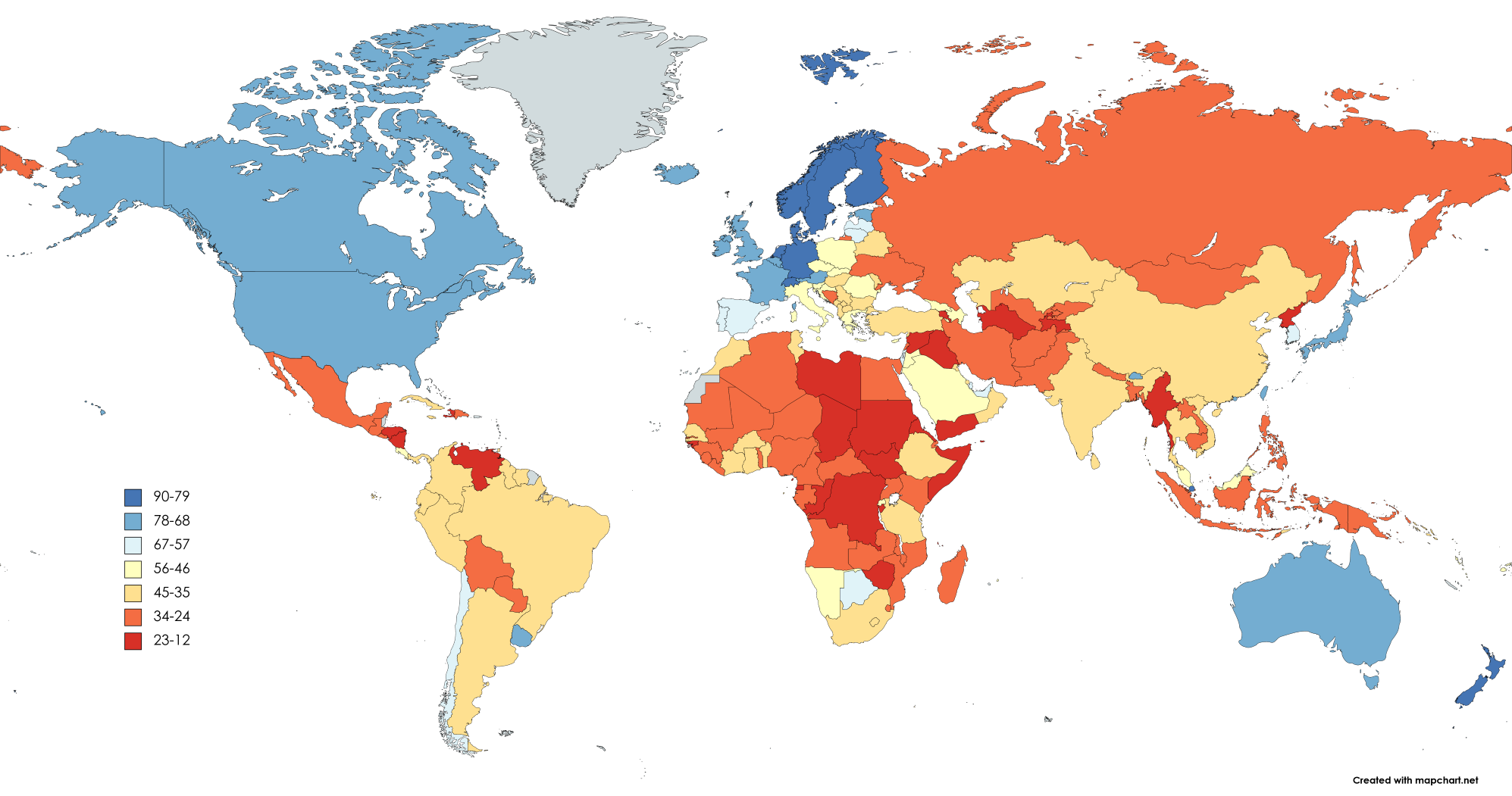Korruption i verden – CPI 2022 - Punditokraterne